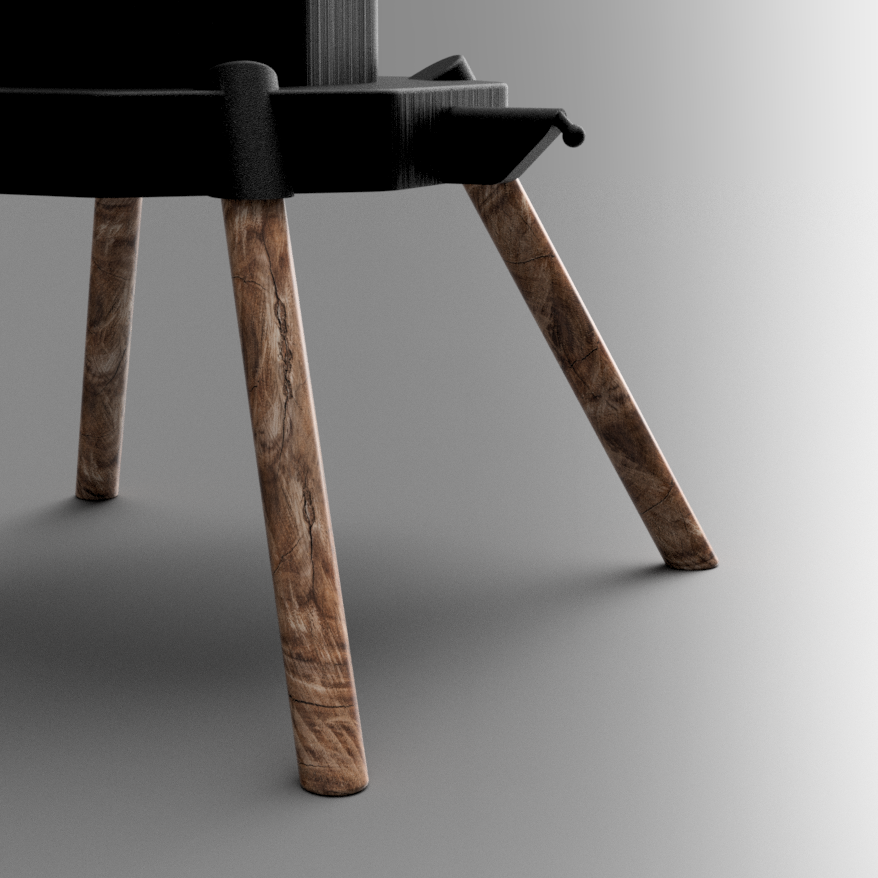 POLYISM / ベース脚部 ポリジェット木目 – Original Design Shop SPIRAL